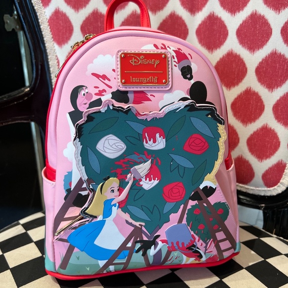 Loungefly | Bags | Loungefly Alice In Wonderland Painting The Roses Red ...